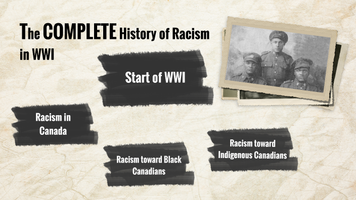 The COMPLETE History of Racism in WW1 by Deepan Abirami Balasubramani ...