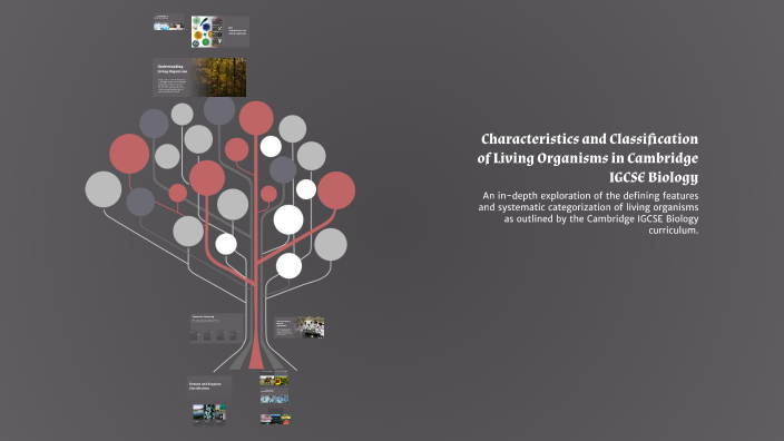 Characteristics and Classification of Living Organisms in Cambridge ...
