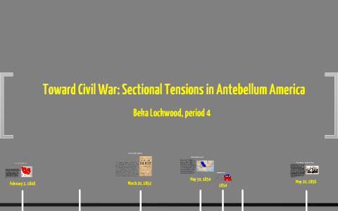 Toward Civil War: Sectional Tensions in Antebellum America by Rebekah ...