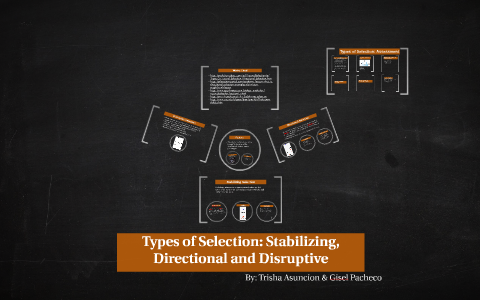 Types of Selection: Stabilizing, Directional and Disruptive by gisel ...
