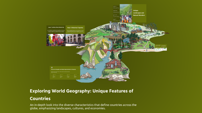 Exploring World Geography: Unique Features of Countries by Vintage Lai ...