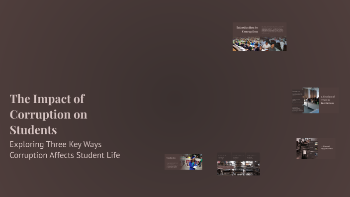 The Impact of Corruption on Students by [AP-Student] Kelvin Fortunros ...