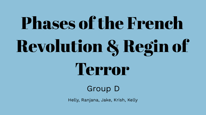 Phases of the French Revolution by Helly Solanki on Prezi