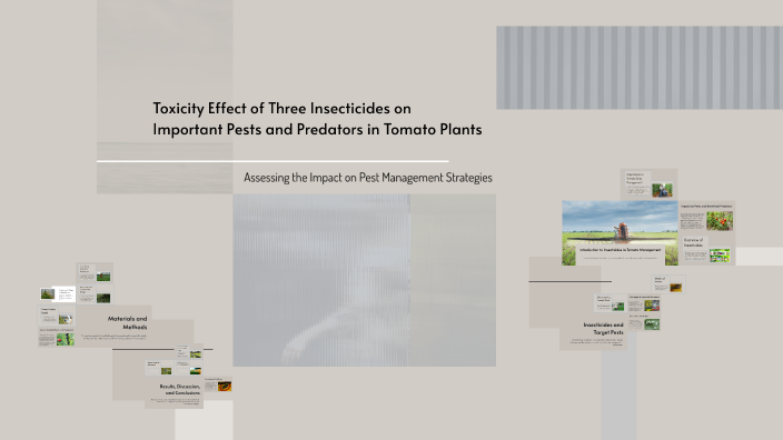 Toxicity Effect of Three Insecticides on Important Pests and Predators ...