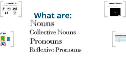 Nouns, Collective Nouns, Pronouns, and Reflexive Pronouns by Charlotte ...