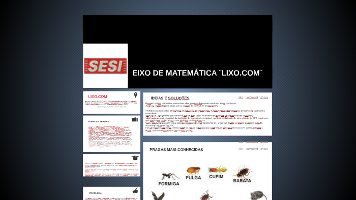 EIXO DE MATEMÁTICA ¨LIXO.COM¨ by Kayllanne Passos on Prezi