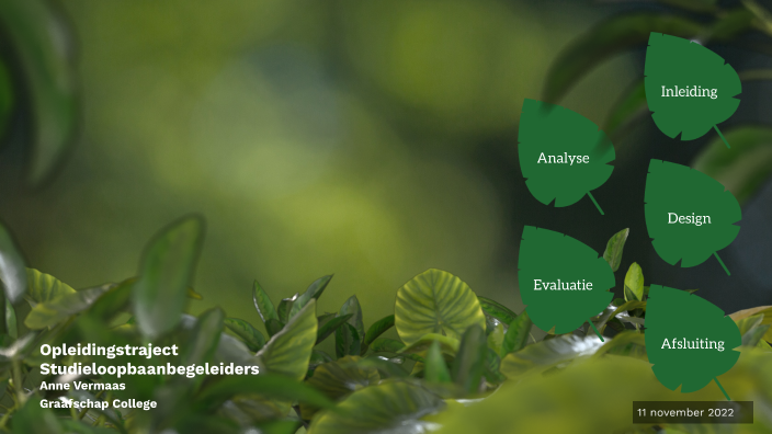 Presentatie opleidingskunde by Anne Vermaas on Prezi