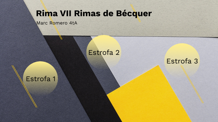 Rima VII Rimas de Bécquer by Marc Romero on Prezi