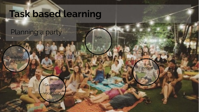 Task based learning - planning a party by Luke Fernandez on Prezi