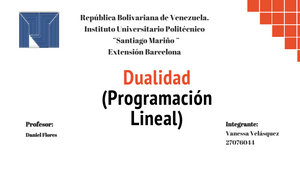 Dualidad (Programación Lineal) by Grimar Manzol on Prezi Design