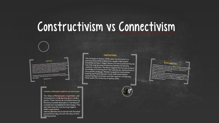 Constructivism and connectivism by Richelle Blandford on Prezi