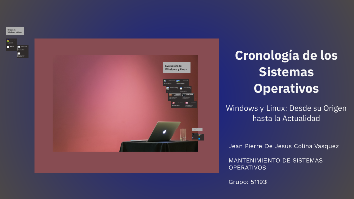 Cronología de los Sistemas Operativos by Stip 720 on Prezi