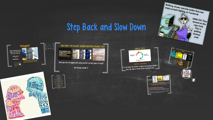 Step Back and Slow Down by gina iuretig