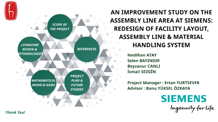 AN IMPROVEMENT STUDY ON THE ASSEMBLY LINE AREA AT SIEMENS: REDESIGN OF ...