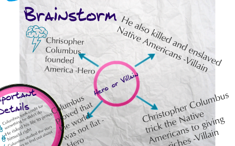 Christopher Columbus: Hero or Villain by Breana Cubic on Prezi