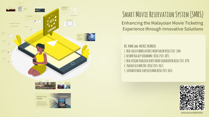 Smart Movie Reservation System (SMRS) by siddarth nair on Prezi