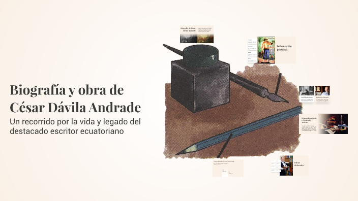 Biografía y obra de César Dávila Andrade by Mishelle Puente on Prezi