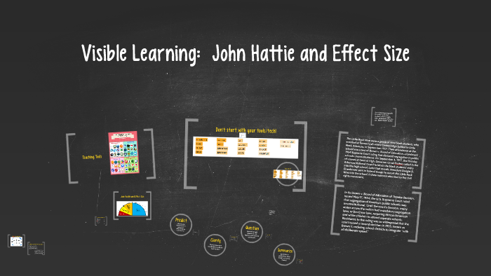 Visible Learning: John Hattie and Effect Size by Seamus O'Hara on Prezi