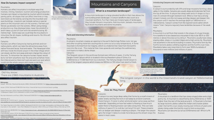 Exploring Mountains and Canyons by MAson Shanks on Prezi
