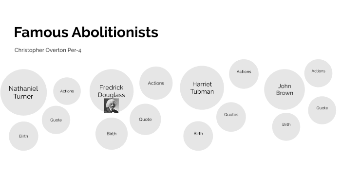 Famous Abolitionists by Chris Overton on Prezi
