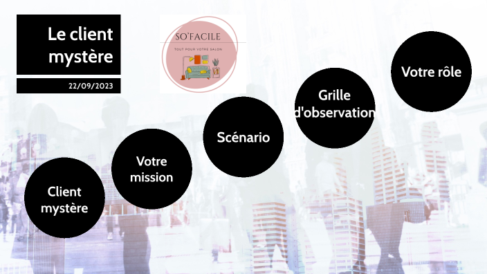 Réunion client mystère 2 by Camille Causse on Prezi
