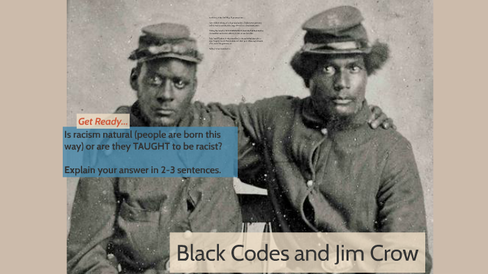 Black Codes and Jim Crow by Christopher Gray on Prezi