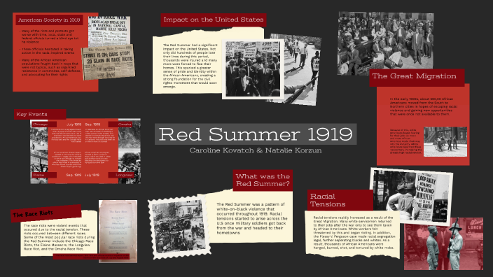 Red Summer 1919 by Caroline Kovatch on Prezi