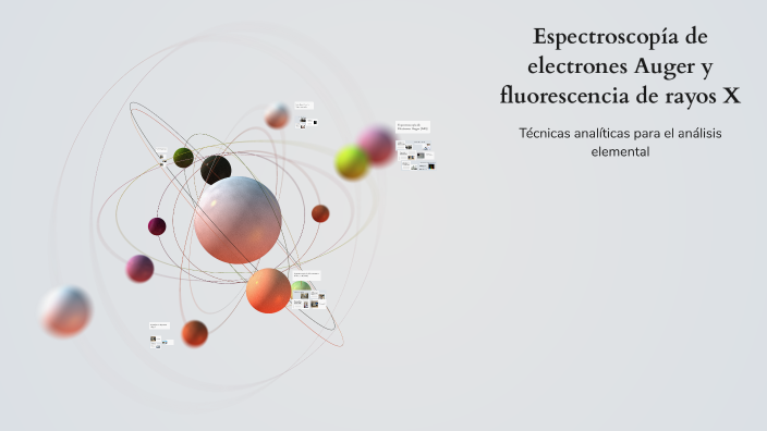 Espectroscopía de electrones Auger y fluorescencia de rayos X by ...