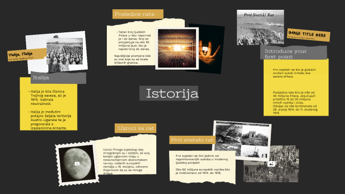 prvi svetski rat by Pavle Lazic on Prezi