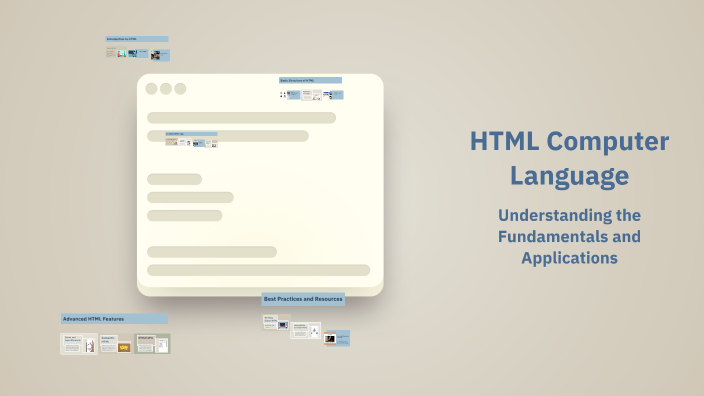 HTML Computer Language by Rishi Kuradia on Prezi