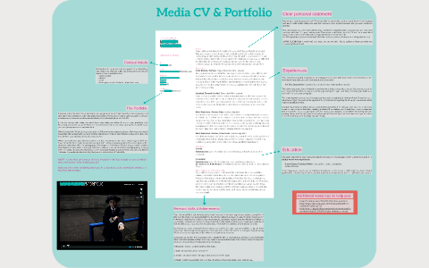 Media CV Example by on Prezi