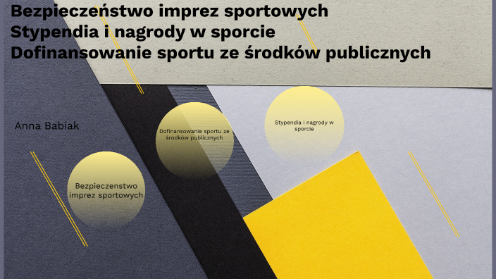 Bezpieczeństwo imprez sportowych by Anna Babiak on Prezi