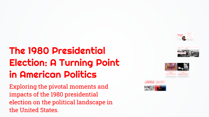 The 1980 Presidential Election: A Turning Point in American Politics by ...