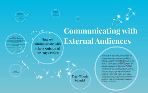 Communicating with External Audiences by Michelle Brait on Prezi