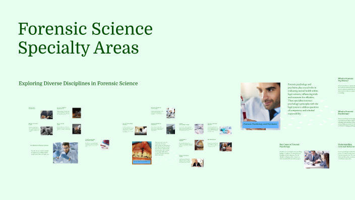 Forensic Science Specialty Areas by Ariana Paxton on Prezi