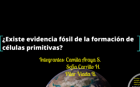 Evidencia fósil de la formación de células primitivas by sofia carrillo ...