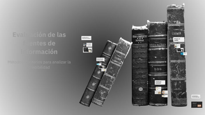 Evaluación de las fuentes de información by Regina Anaya on Prezi
