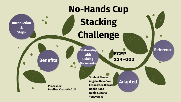 No-Hands Cup Stacking Challenge by Carol Chen on Prezi
