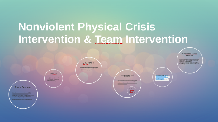 Nonviolent Physical Crisis Intervention & Team Intervention by Britnee ...