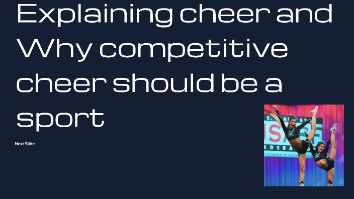 Why competitive cheer should be considered a sport by Katherine Glesius ...