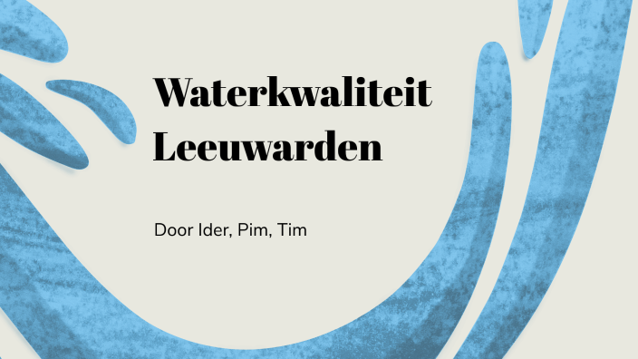 We dachten meteen dat deze locatie last had van vermesting, en daarom ...