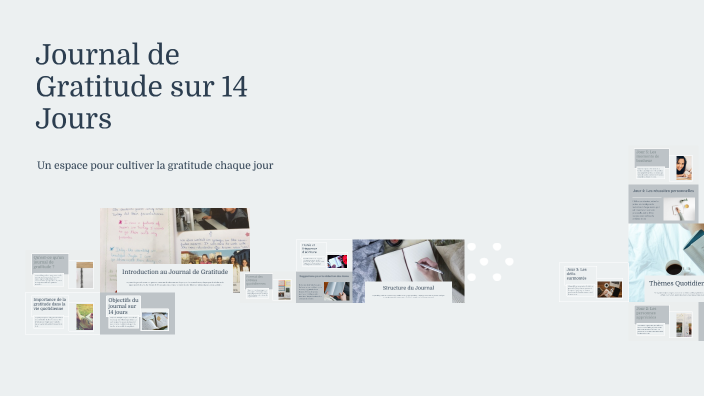 Journal de Gratitude sur 14 Jours by Camille Penn on Prezi