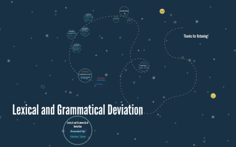 Lexical and Grammatical Deviation by Shaima' Ziara on Prezi