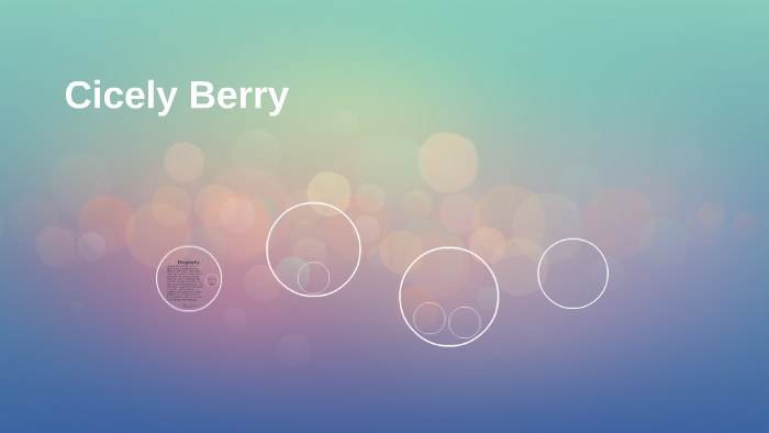Cicely Berry by