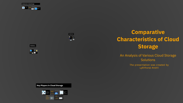 Comparative Characteristics of Cloud Storage by Андрій Лихограй on Prezi