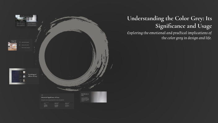 Understanding the Color Grey: Its Significance and Usage by Gayathri ...