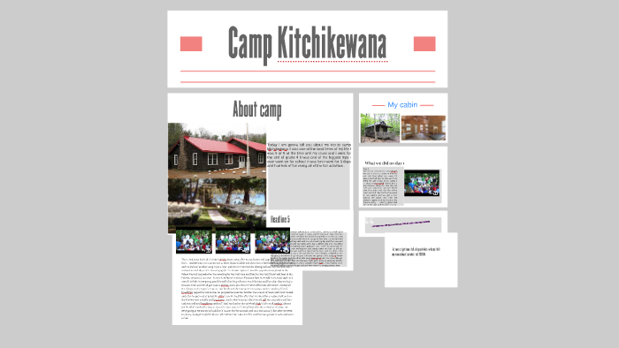 Camp Kitchikewana by Bianca Beauvais on Prezi