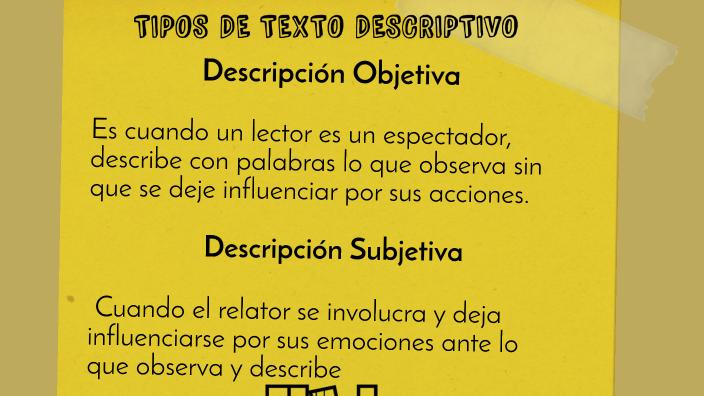 El texto descriptivo by ana marquez on Prezi