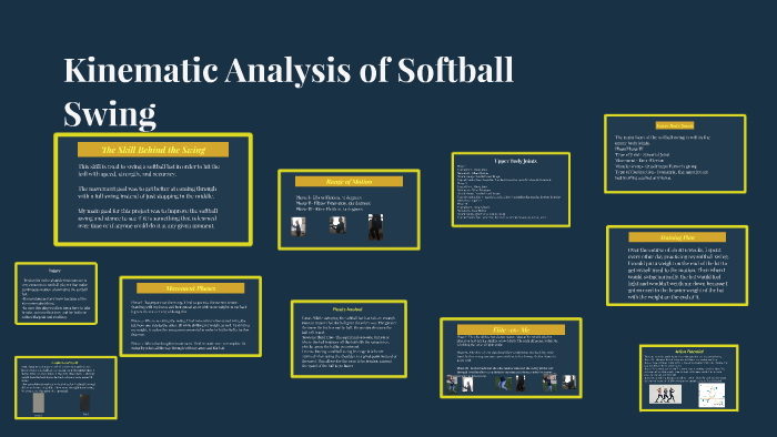 Kinematic Analysis of Softball Swing by on Prezi