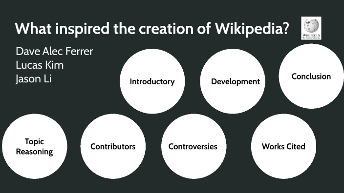 What inspired the creation of Wikipedia? by Dave Alec Ferrer on Prezi